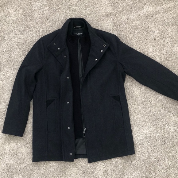 Andrew Marc | Jackets & Coats | Marc New York Charcoal Wool Coat | Poshmark